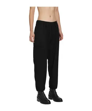 Yohji Yamamoto Ribbed Casual Trousers