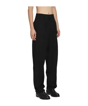 Yohji Yamamoto Double-pleated Casual Trousers