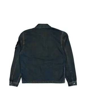 Stone Island Logo Patch Denim Jacket - No