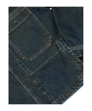 Stone Island Logo Patch Denim Jacket - No