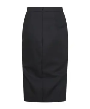 Elisabetta Franchi Front-slit Midi Skirt
