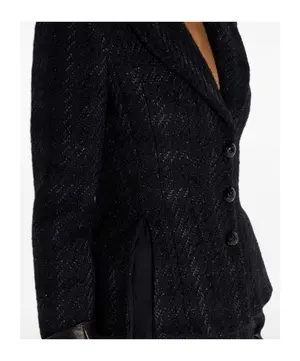Elisabetta Franchi Long-sleeve Tweed Blazer
