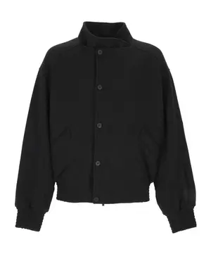 Jacquemus Funnel-neck Elasticated-trim Jacket