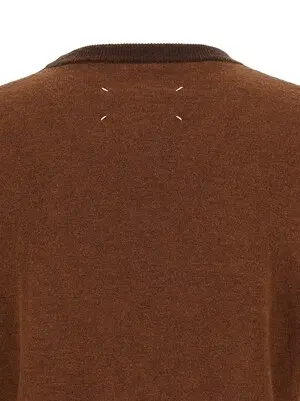 MAISON MARGIELA Two-tone Wool Crewneck