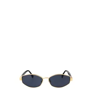 Fendi Fendi Eyewear Geometric Frame Sunglasses Blue