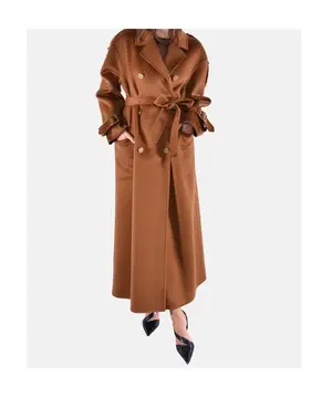 Elisabetta Franchi Belted Double-breasted Coat
