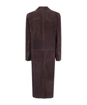 ARMA Single-breasted Coat - Charcoalbrown