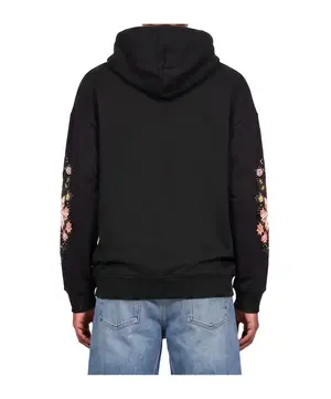 Amiri Floral-embroidered Zipped Long Sleeved Hoodie