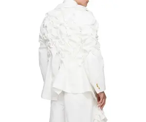 Comme Des Garçons Ruffled Jacket