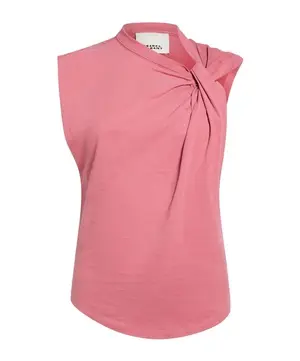 Isabel Marant Étoile Basic Color Crewneck Short-sleeve T-shirt