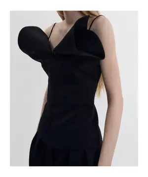 Magda Butrym V-neck Corset Top