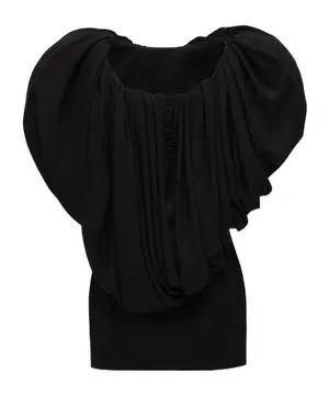 Magda Butrym Puff Collar Mini Dress