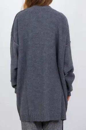 MAISON MARGIELA Button-fastening Oversized Knitted Cardigan