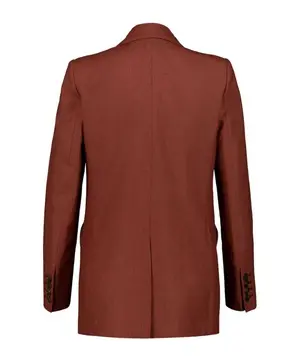 BLAZÉ MILANO Patea Everyday Double-breasted Tailored Jacket - Rust-red
