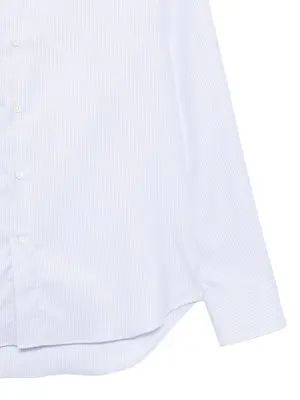 Canali Micro-check Long-sleeve Shirt