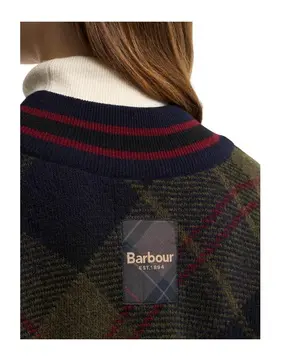 Barbour V-neck Striped Knit Sweater