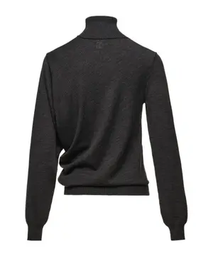 Magda Butrym Draped Turtleneck Jumper - Grey