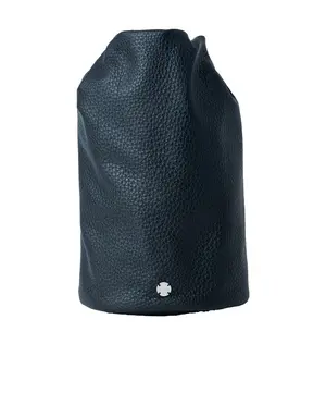 THE ROW Drawstring Bucket Bag - Black