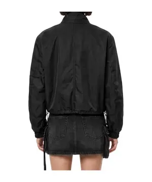 Attico Zip-up High Neck Jacket