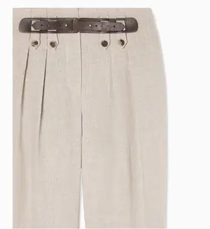 Emporio Armani Belt-fastening Trousers