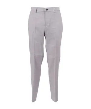 Peserico Elasticated-waistband Tailored Trousers - Grey