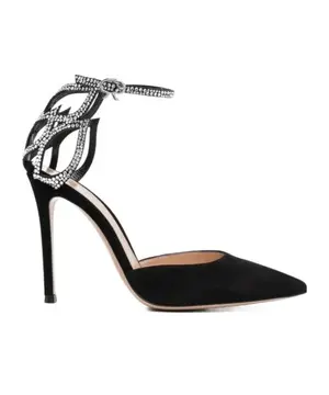 GIANVITO ROSSI Crystal-embellished 115mm Heeled Pumps