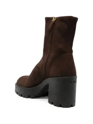 Prada Logo-plaque Chunky-sole Boots