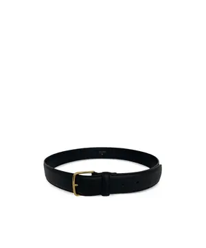 THE ROW Textured Buckle Belt
