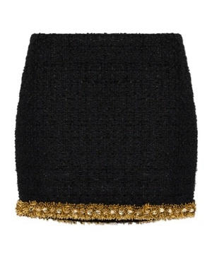 Balmain Color-block Skirt