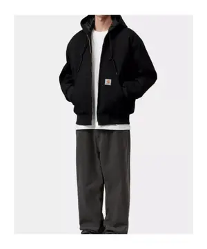 Carhartt Work In Progress Logo-patch Drawstring Jacket