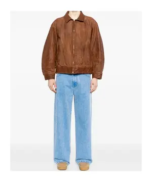 Visvim Front Zipper Leather Jacket