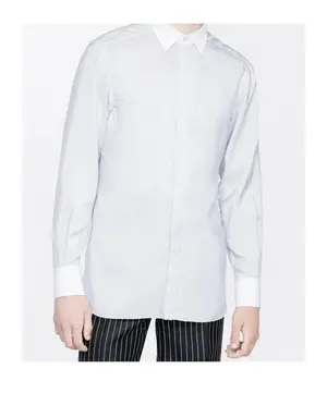 TOM FORD Silk Ladder Stripe Fluid Fit Shirt - No