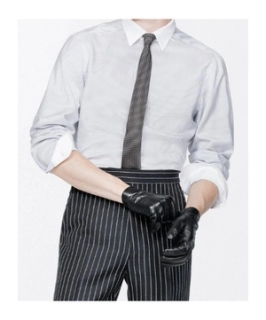 TOM FORD Silk Ladder Stripe Fluid Fit Shirt - No
