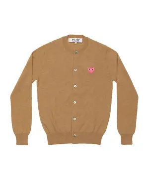 Play Comme Des Garcon U-neck Cardigan