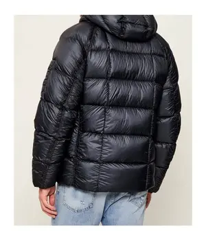 C.P. COMPANY Quilted Down Jacket With Zip Closure