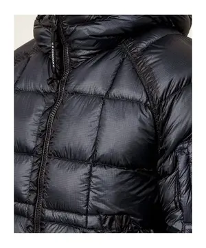 C.P. COMPANY Quilted Down Jacket With Zip Closure