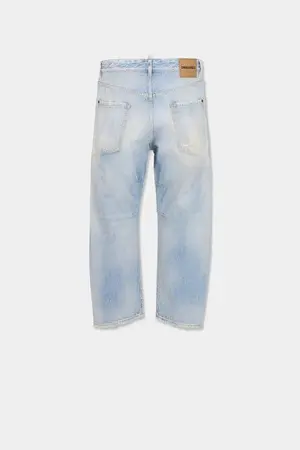 Dsquared2 Patched Superlite Kawaii Jeans - Blue