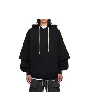 Rick Owens Layered-sleeve Hoodie