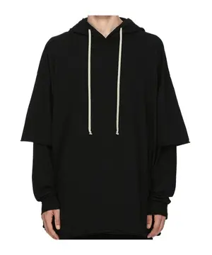 Rick Owens Layered-sleeve Hoodie