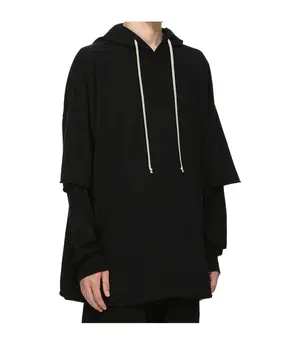 Rick Owens Layered-sleeve Hoodie