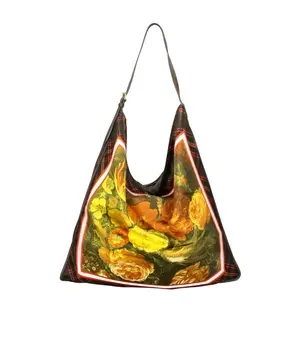 Dries Van Noten Printed Flat Scarf Bag No