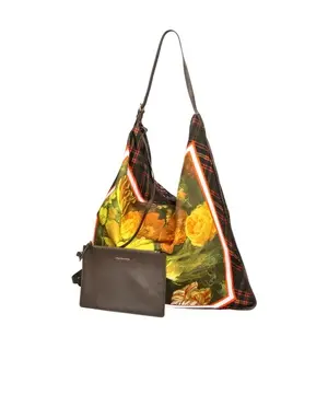 Dries Van Noten Printed Flat Scarf Bag - No