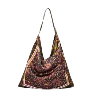 Dries Van Noten Printed Flat Scarf Bag - No