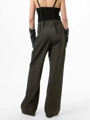 Our Legacy Soar Pinstriped-wool Trousers