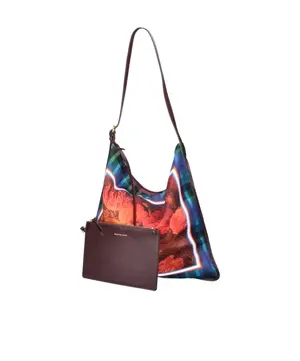 Dries Van Noten Flat Scarf Shoulder Bag - Red