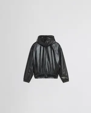 Phoebe Philo Anorak Hooded Leather Jacket