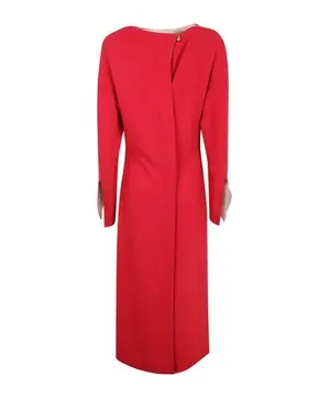 Carven Long-sleeve Midi Dress