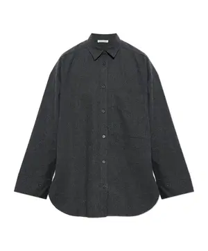 BY MALENE BIRGER Pointed Collar Long-sleeved Shirt