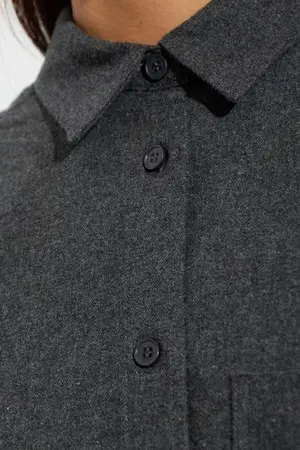 BY MALENE BIRGER Pointed Collar Long-sleeved Shirt
