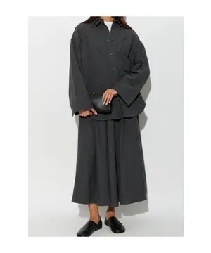 BY MALENE BIRGER Pointed Collar Long-sleeved Shirt